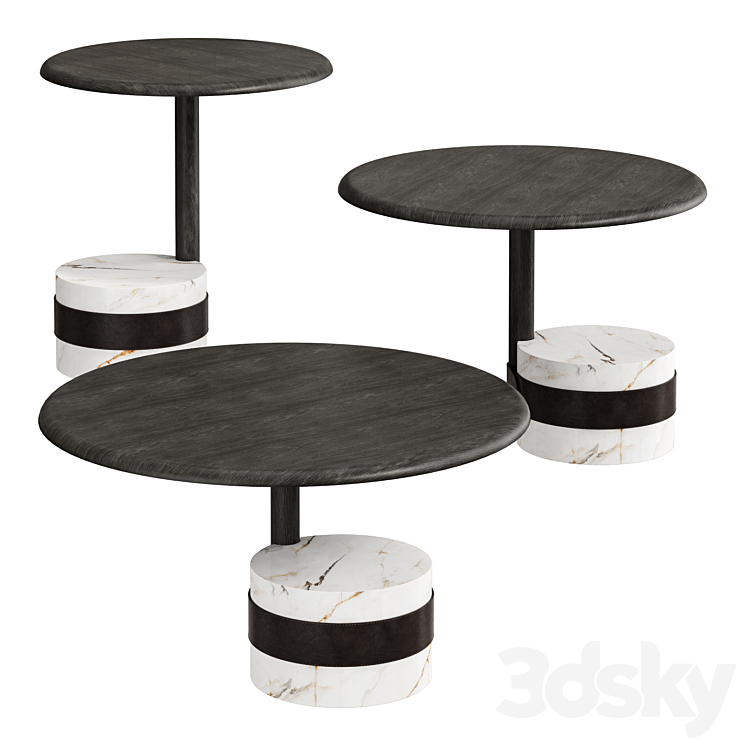 Morica champignon coffee table - Table - 3D model