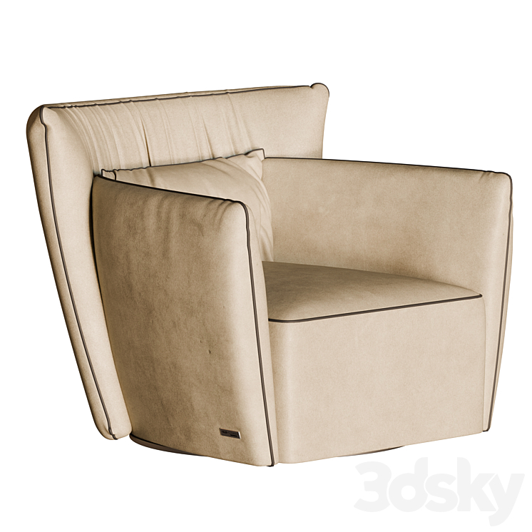 Gamma Tulip Armchair - Arm chair - 3D model