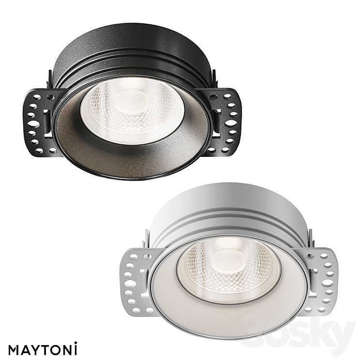 Flint recessed light - Spot light - 3D model