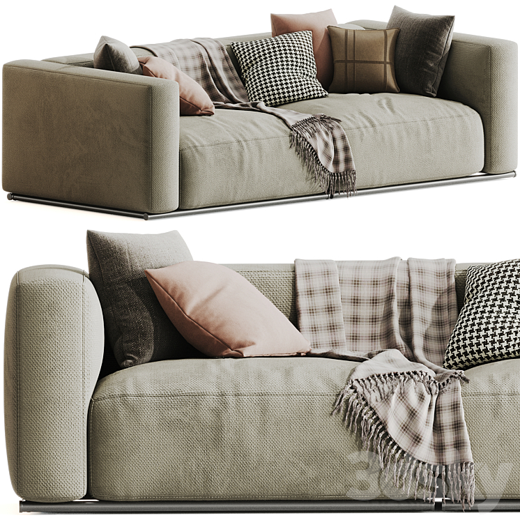 Poliform Shangai Sofa - Sofa - 3D model