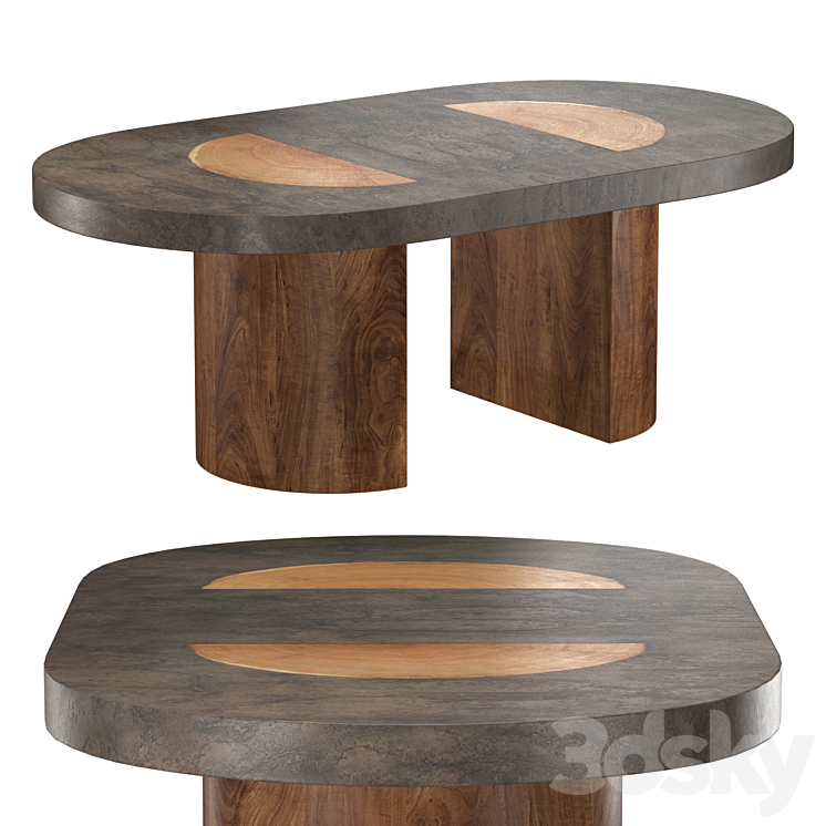 Acacius Dining Table - Table - 3D model