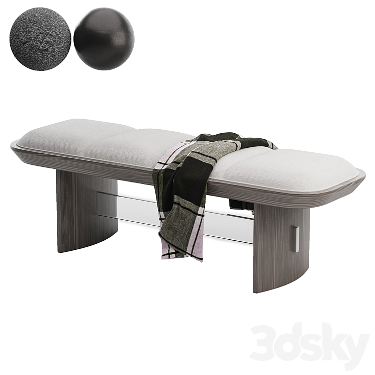 Albert bench - Other soft seating - 3D model