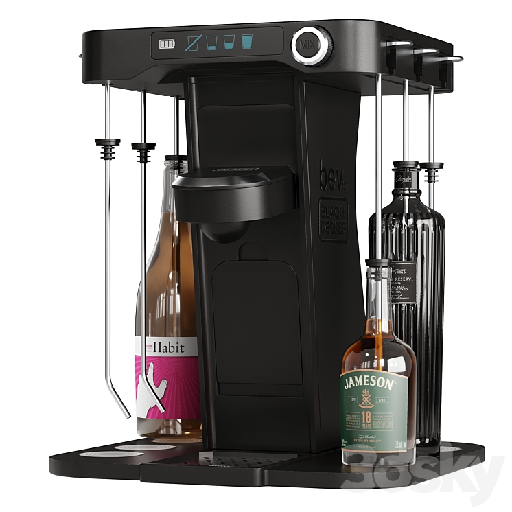 BLACK DECKER Cocktail Maker Machine - Kitchen appliance - 3D model