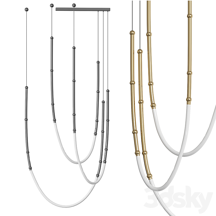 Alrik Combo - Pendant light - 3D model