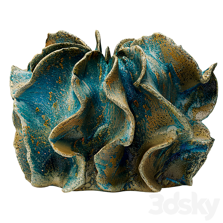 Vase of complex shape - Vase - 3D model