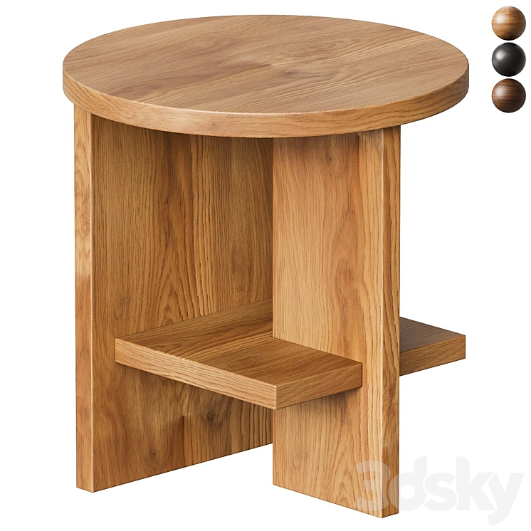 NINE - Tee Side Table - Table - 3D model