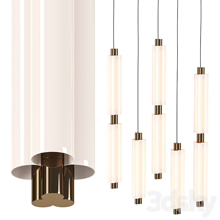Rakumba Pendant Lamps - Pendant light - 3D model