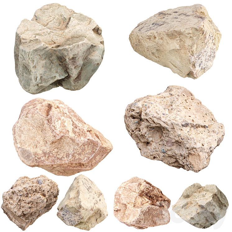 3D Rubble Debris for Realistic Visualization Vol 03 - Other - 3D model