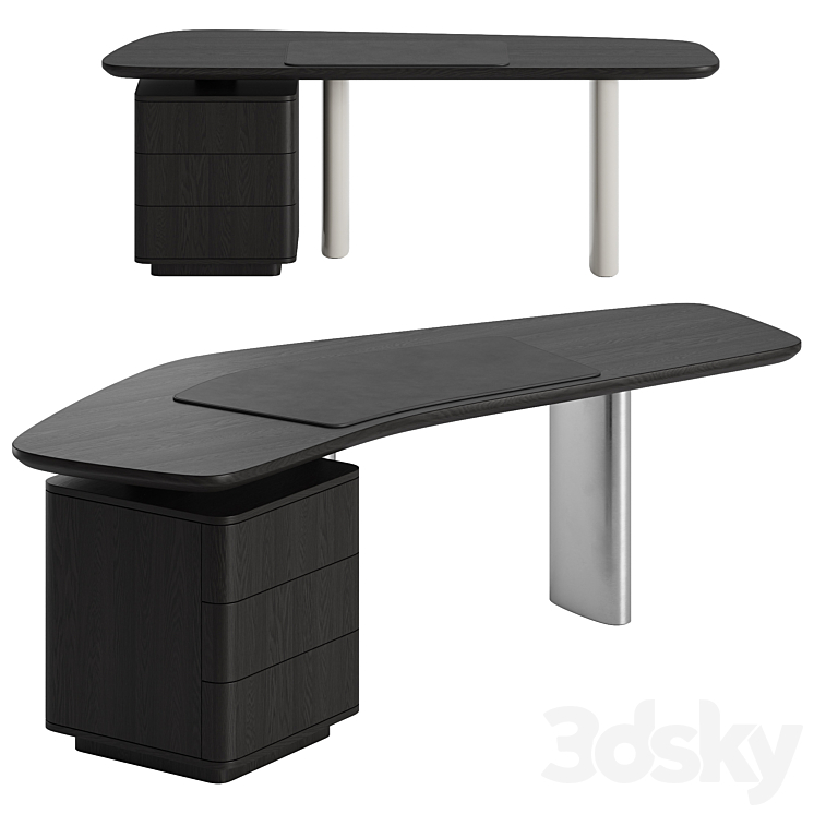 Poliform Adrien Desk - Office furniture - 3D model