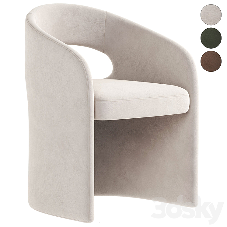 Rhea Dining Chair - Chair - 3D model