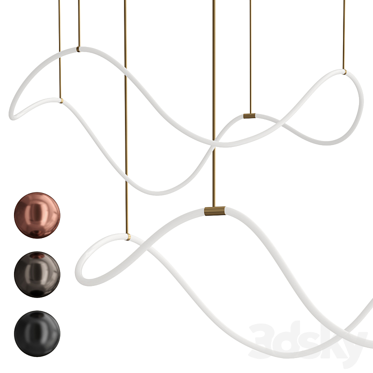 GLORIFY HALO B by Lampatron - Pendant light - 3D model