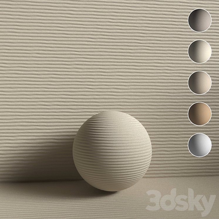 Decorative plaster 170 - Stone - 3D model