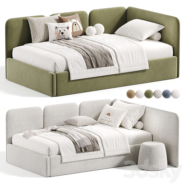 Immi 90 baby bed - Bed - 3D model