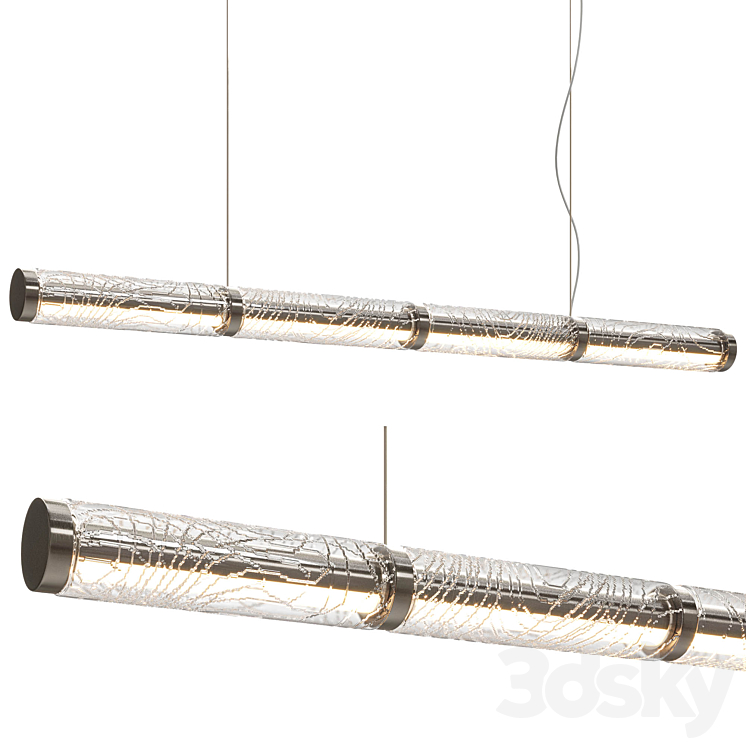 Monolith 1460 Horizontal Linear Light - Pendant light - 3D model