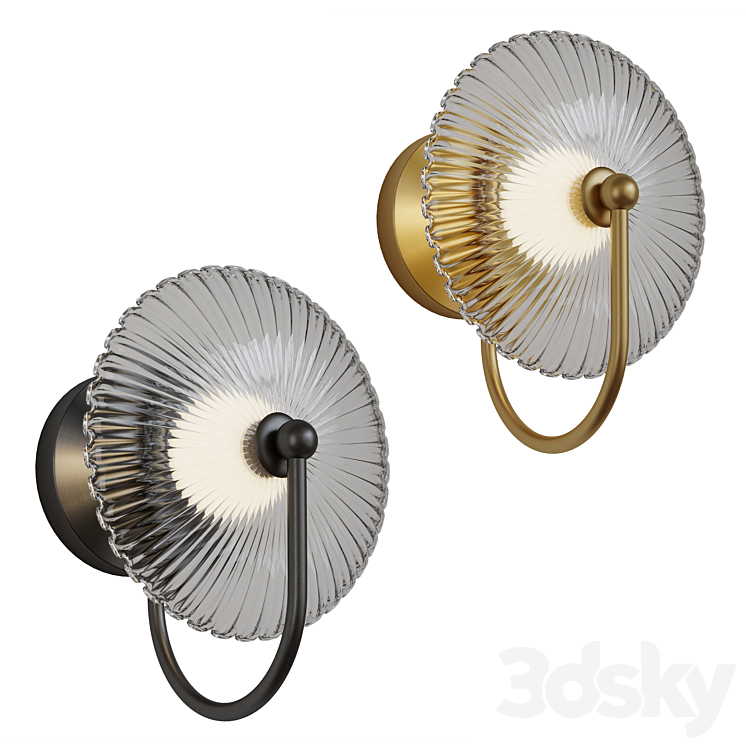 Hera Hook Wall Sconce Corona - Wall light - 3D model