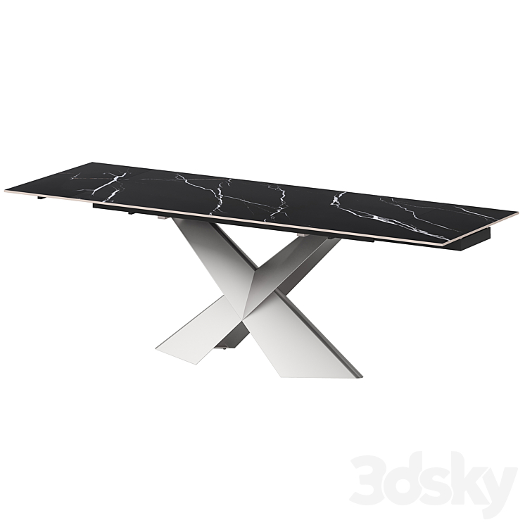Armanda, extendable table with ceramic top - Table - 3D model