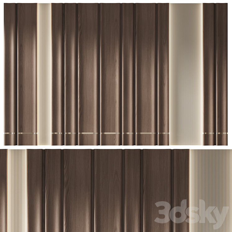 Decorative wall panels V49 - Other decorative objects - 3D model