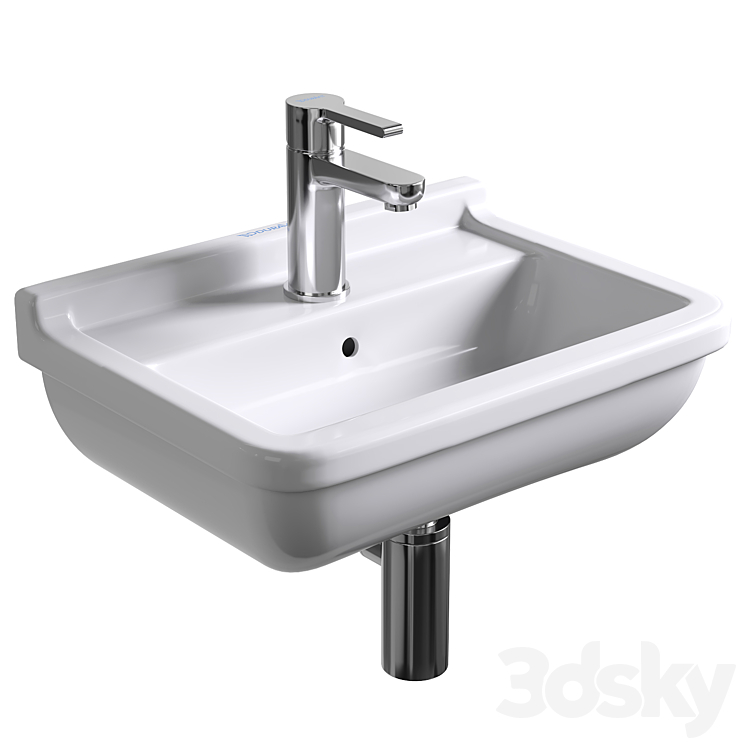 Duravid Starck 3 Hand basin - Wash basin - 3D model