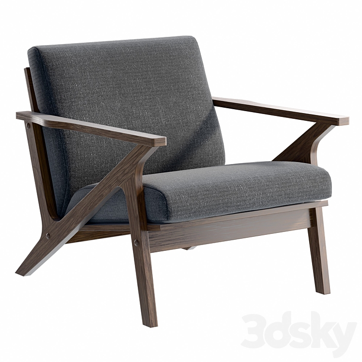 Warwick Tweed Armchair - Arm chair - 3D model