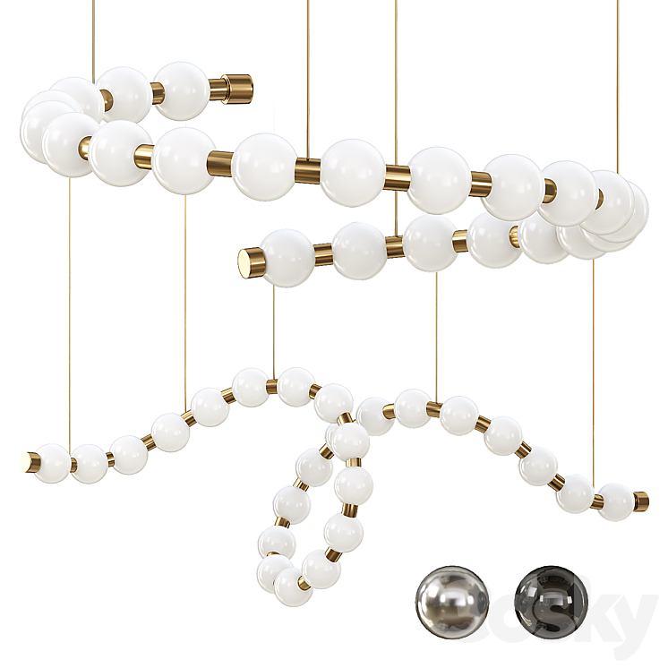 Akoya 29 Light - Pendant light - 3D model