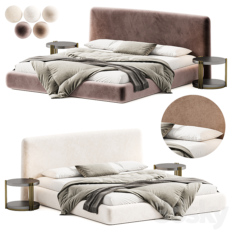 Martina Bed by Kave Home - Bed - 3D model
