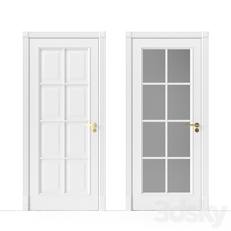 OM Door ROSSA London RD116 - Doors - 3D model