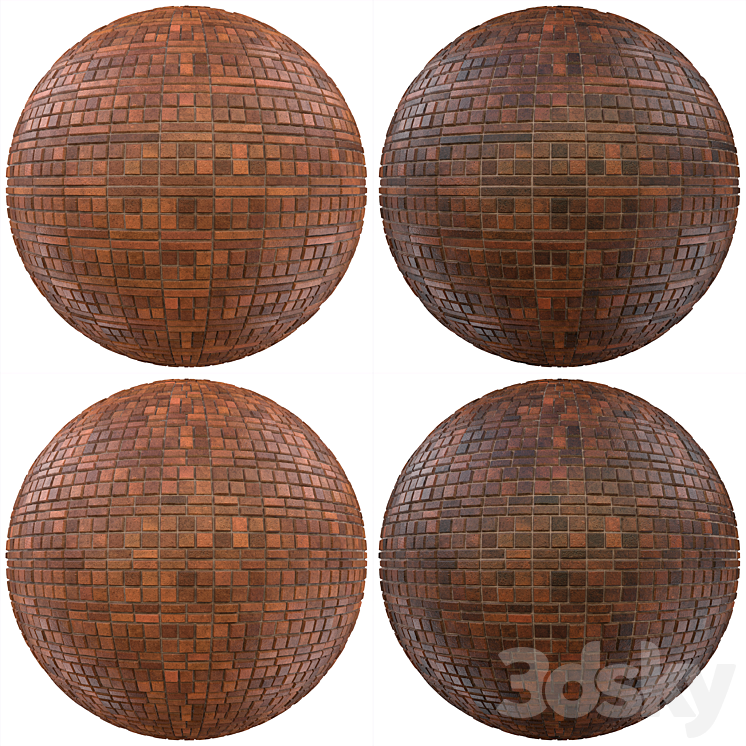 brick pbr 4k seamless 280 - Brick - 3D model