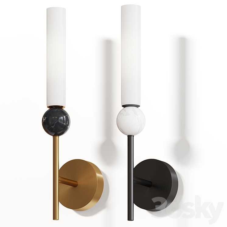 Delie Bra - Wall light - 3D model