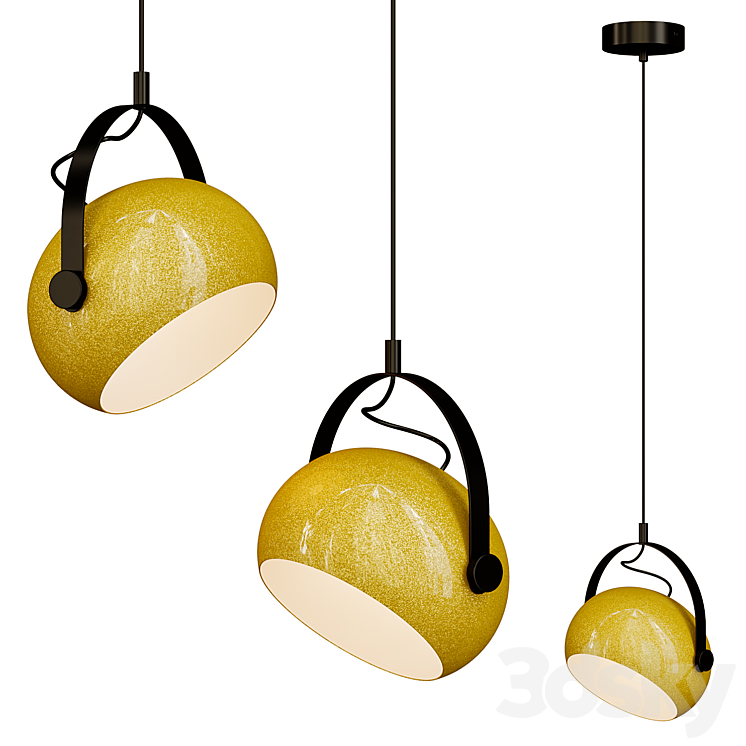 TK Lighting 4151 Parma Gold - Pendant light - 3D model