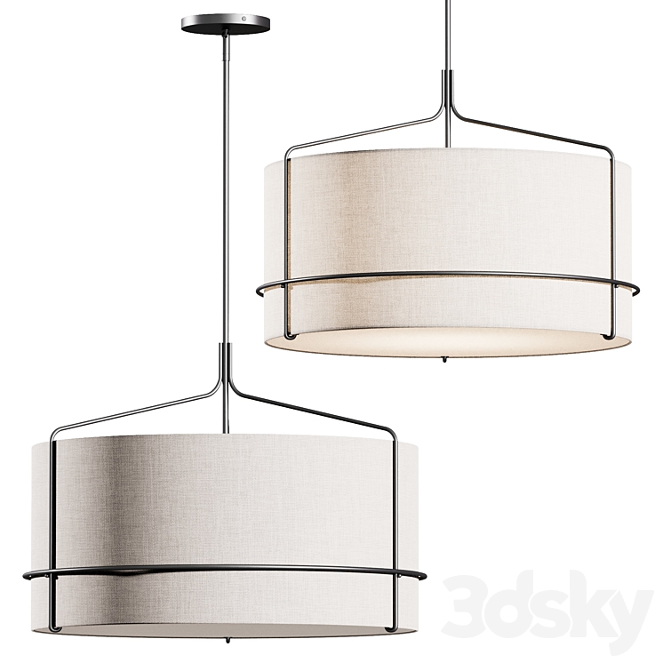 West Elm Shaw Pendant Lamp - Pendant light - 3D model