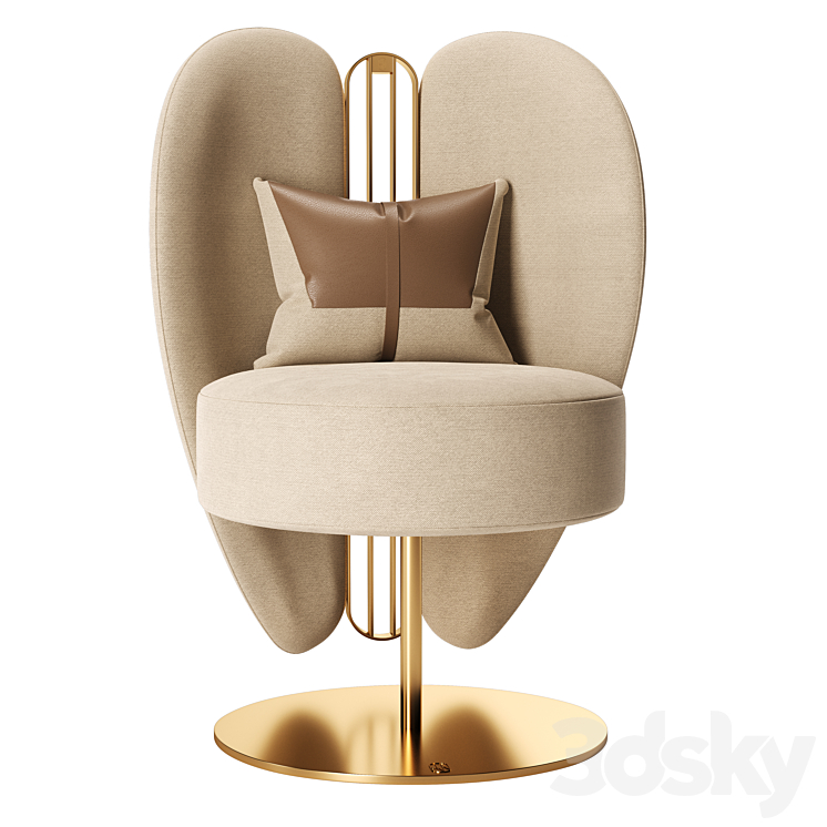 Modern Como Chair 2 - Chair - 3D model