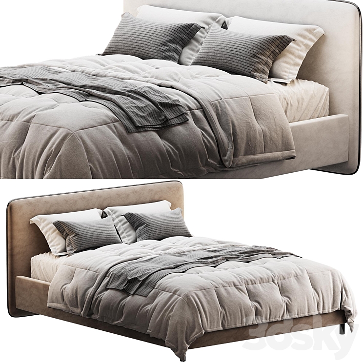Moca Bed by oneandhome - Bed - 3D model