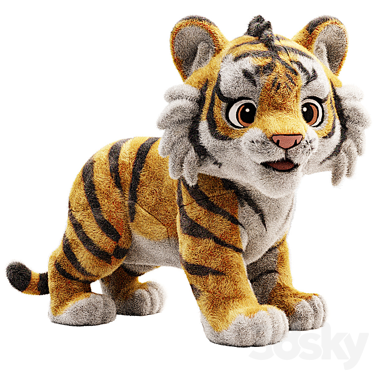 tiger toy - Toy - 3D model