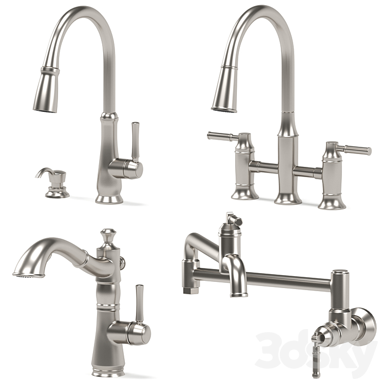 DELTA kitchen faucets collection - Faucet - 3D model