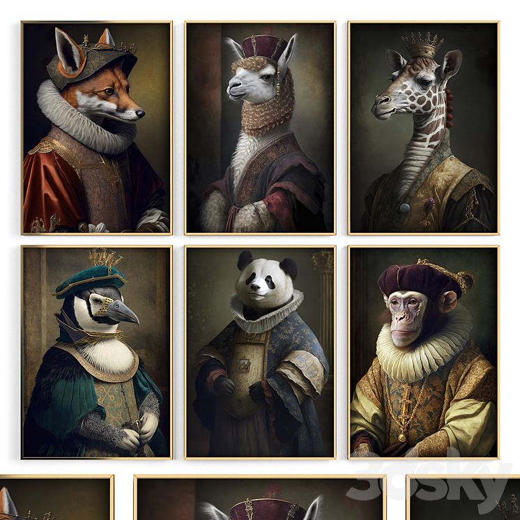 Paintings 1121 - Frame - 3D model