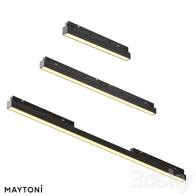 Track light Basis - Technical lighting - 3D model
