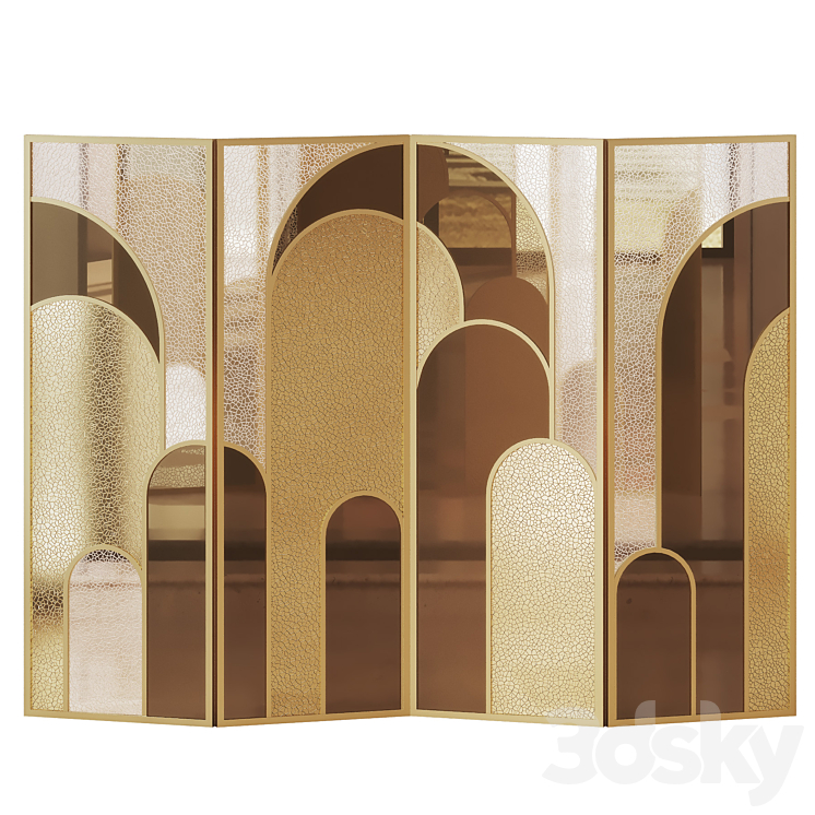Decorative arched partition - Other decorative objects - 3D model