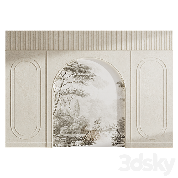 Wall 3D panel 02 - Other decorative objects - 3D model