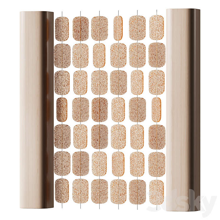 Natural Weave Divider - Other decorative objects - 3D model
