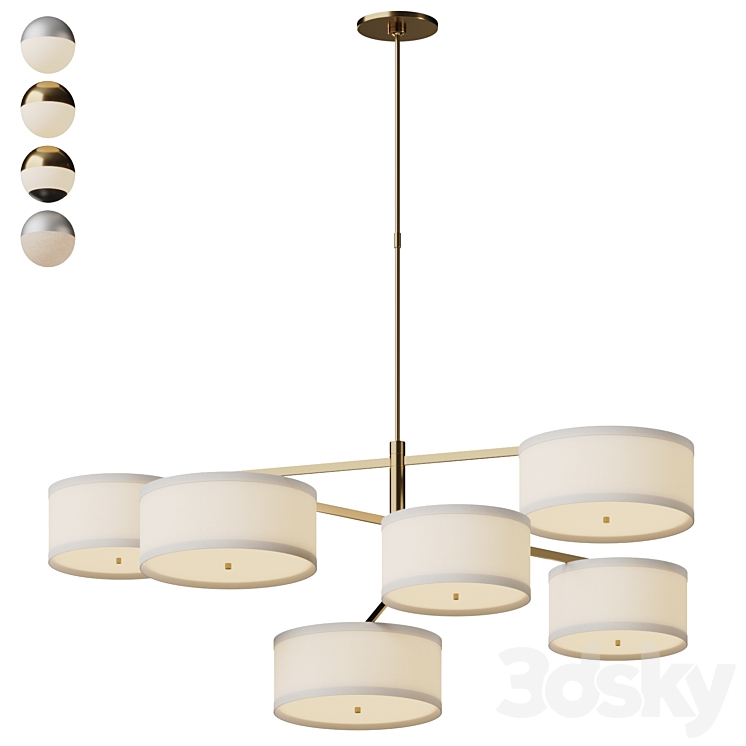 Walker by Visual Comfort Signature - Pendant light - 3D model