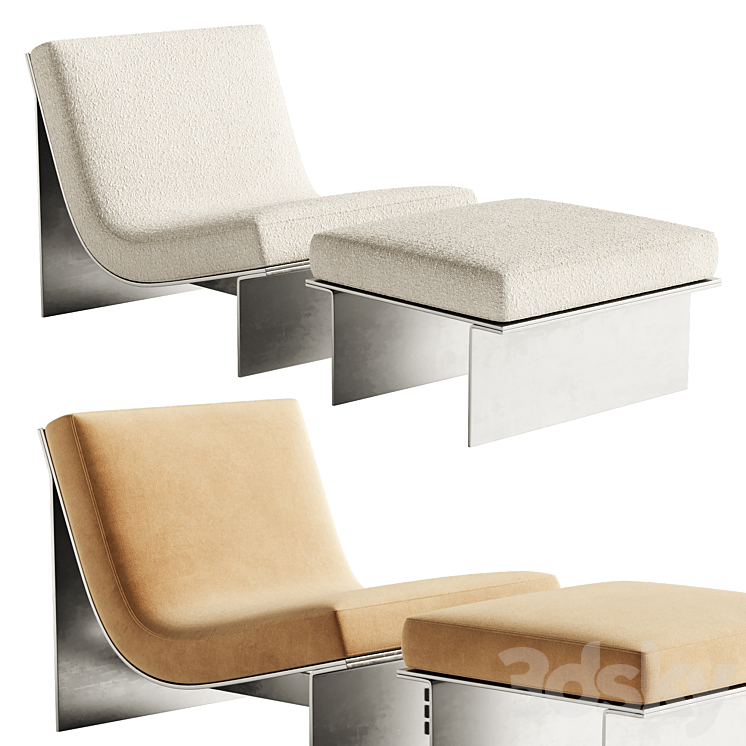 Kollen Lounge Chair - Arm chair - 3D model