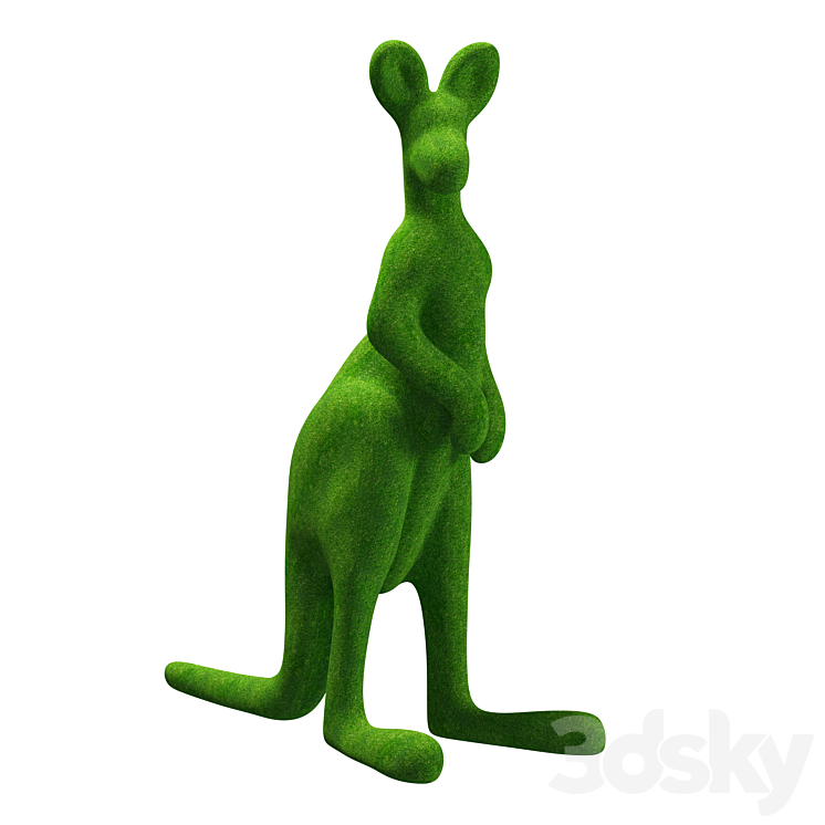 Kangaroo topiary figure - Other - 3D model
