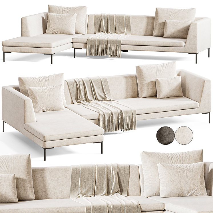 Charles Sofa - Sofa - 3D model