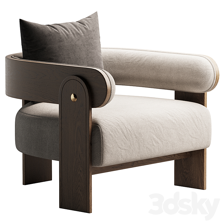 Lupin Occasional Armchair - Arm chair - 3D model