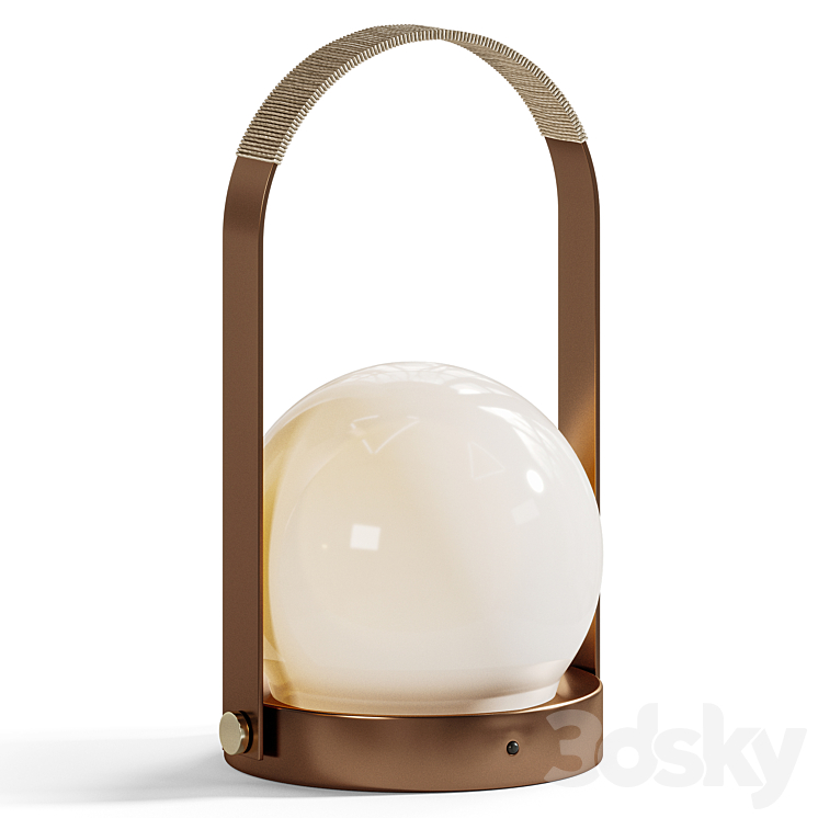 Carrie Table Lamp Portable Brass - Table lamp - 3D model