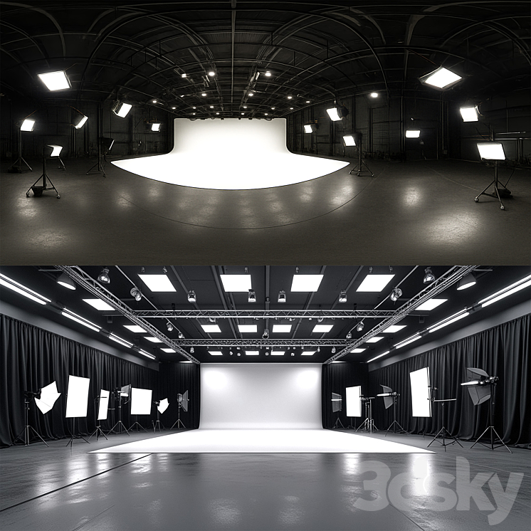 Pro Studio LightBox HDRI Pack – Dual Set (Clean & Cinematic) - HDRI ...