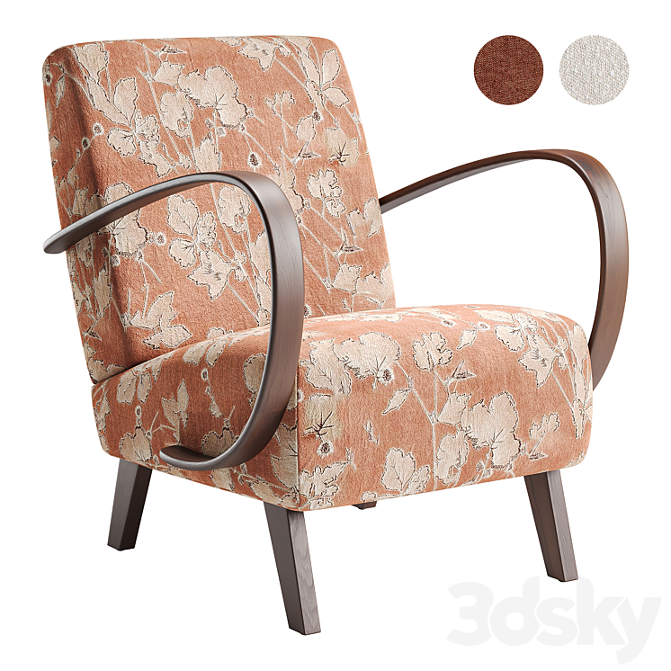 Gabel Chair - Arm chair - 3D model