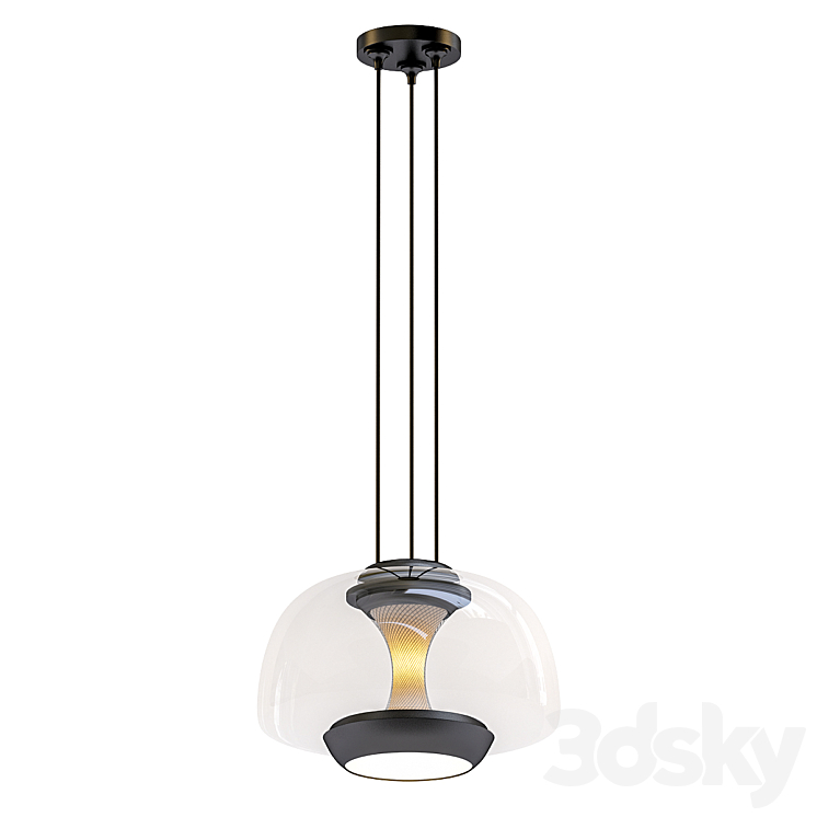 Burt Wide - Pendant light - 3D model