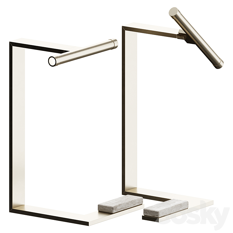 Henge FLAT | Table lamp - Floor lamp - 3D model