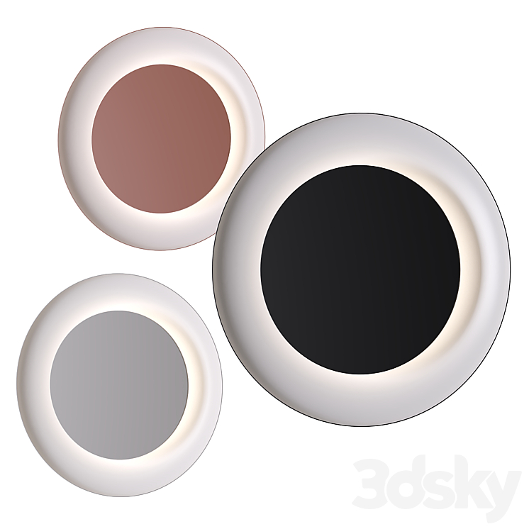 Vibia Art Lights Puck Wall - Wall light - 3D model